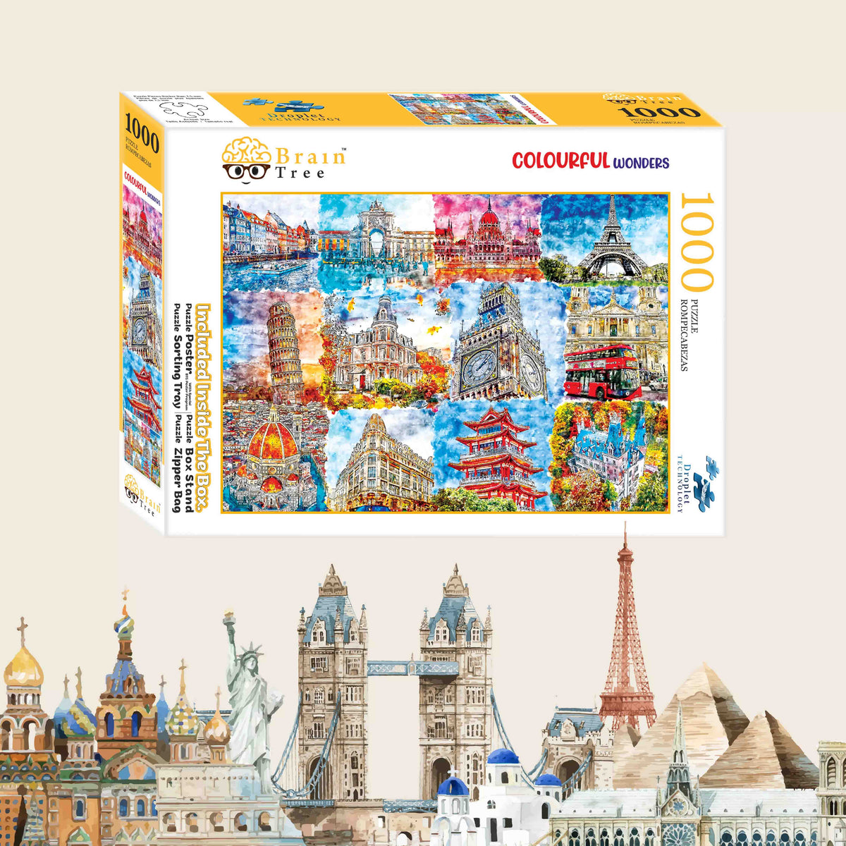 Explore Famous Places Jigsaw Puzzle Online | Brain Tree Games