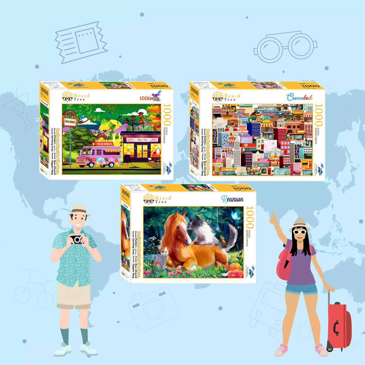 Explore Destination & Travel Jigsaw Puzzle Online | Brain Tree Games