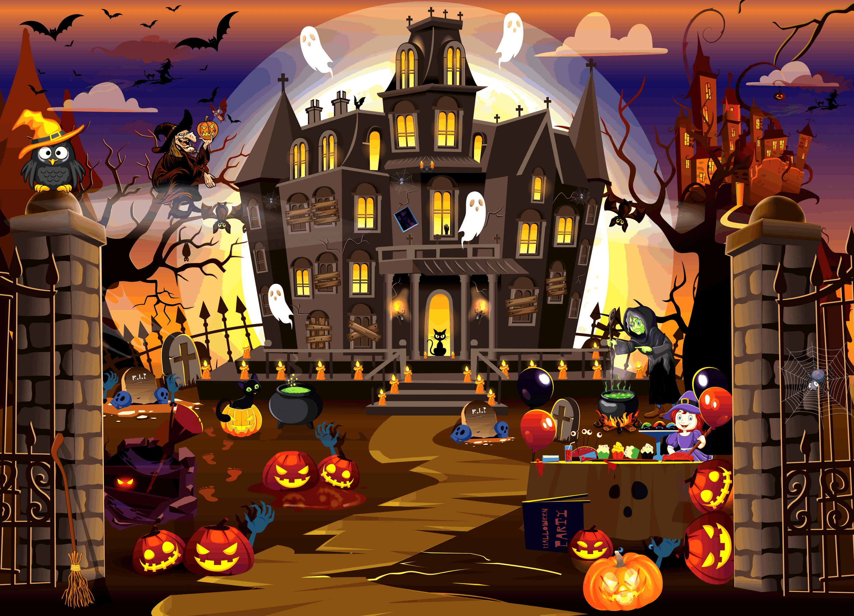 Order Halloween 500 Piece Jigsaw Puzzles, Halloween Puzzle 500 Pieces ...