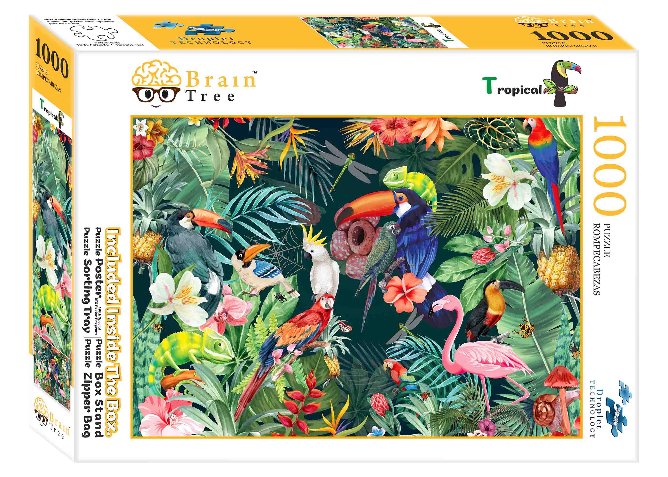 Buy Tropical Jigsaw Puzzles 1000 Piece | Brain Tree Games