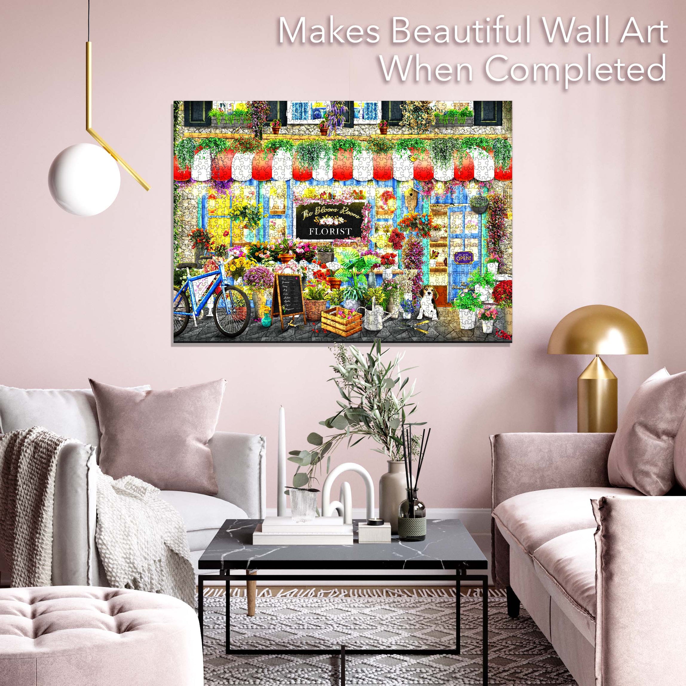 Flower Shop Jigsaw Puzzles 1000 Piece, Puzzle For Adults