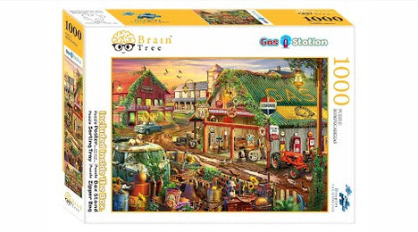 Gas Station Puzzles, 1000 Piece Gas Station Jigsaw Puzzles