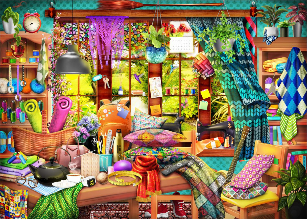 Mom'S Workshop Jigsaw Puzzles 1000 Piece, Puzzle For Adults