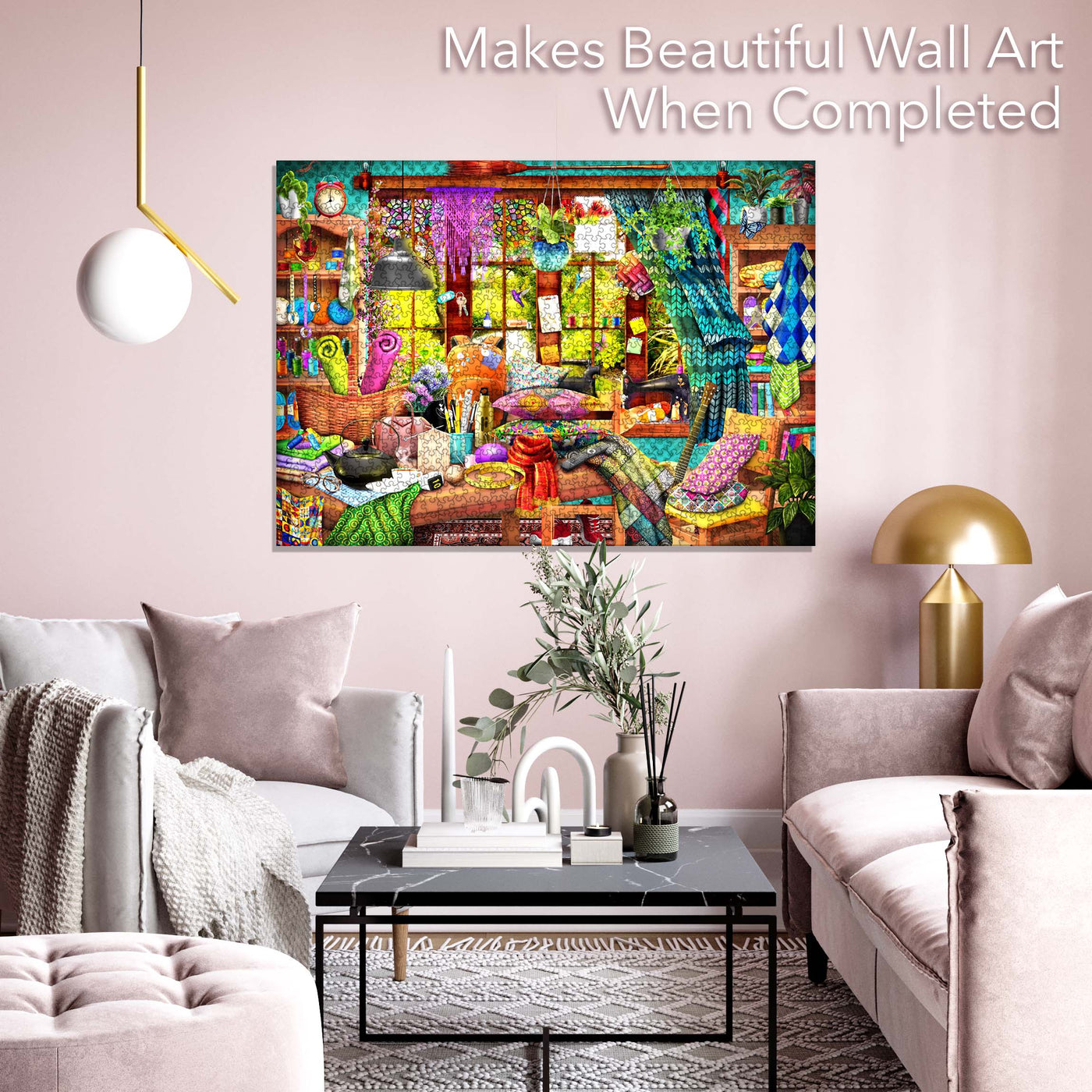 Mom'S Workshop Jigsaw Puzzles 1000 Piece, Puzzle For Adults